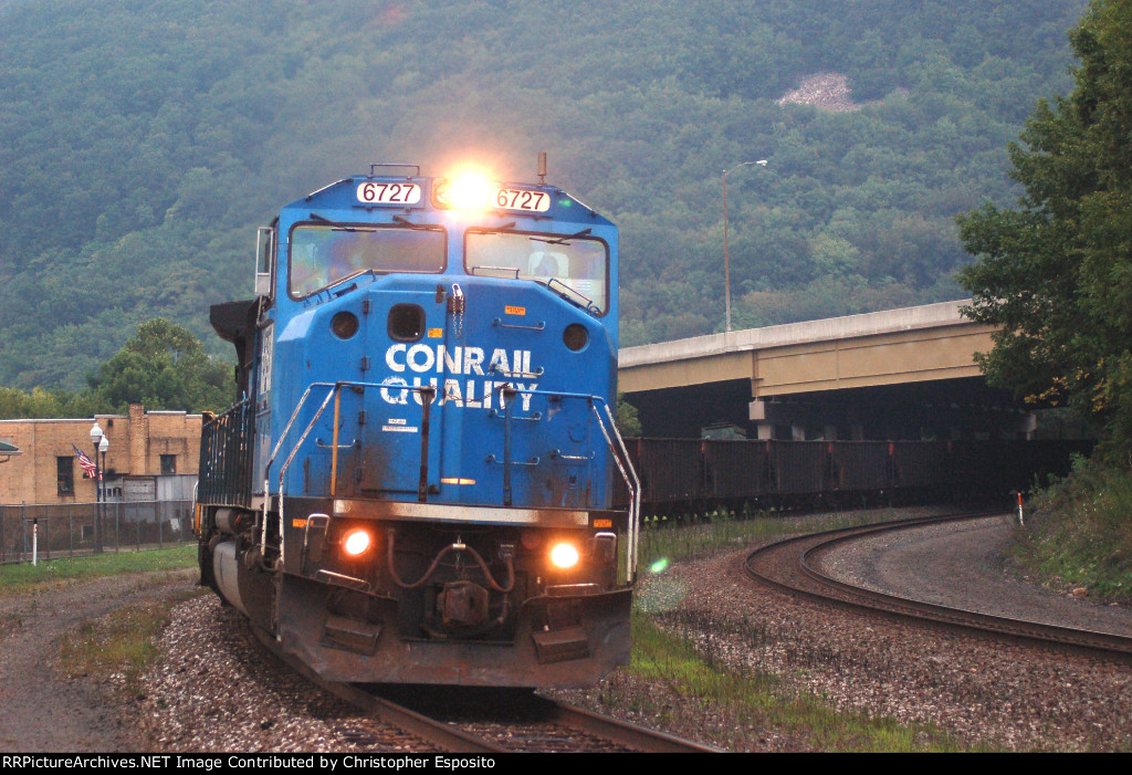 NS SD60I 6727 leads 539