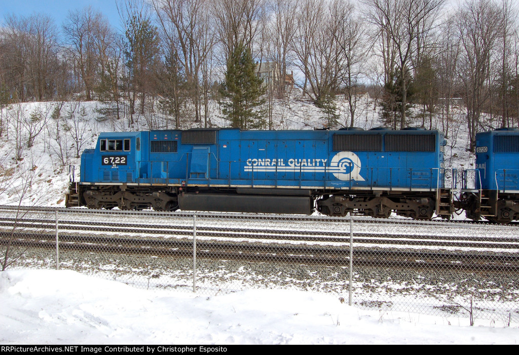 NS SD60I 6722 leads 614