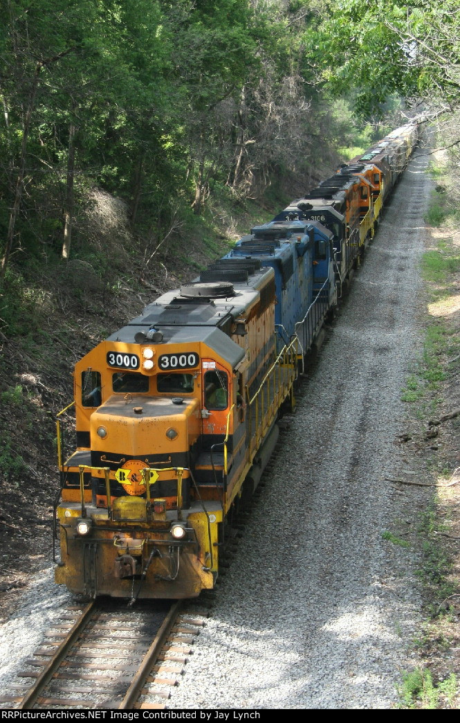 B&P 3000 GP40 EMD 1971