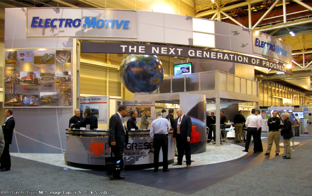 Electro Motive / Progress Rail booth