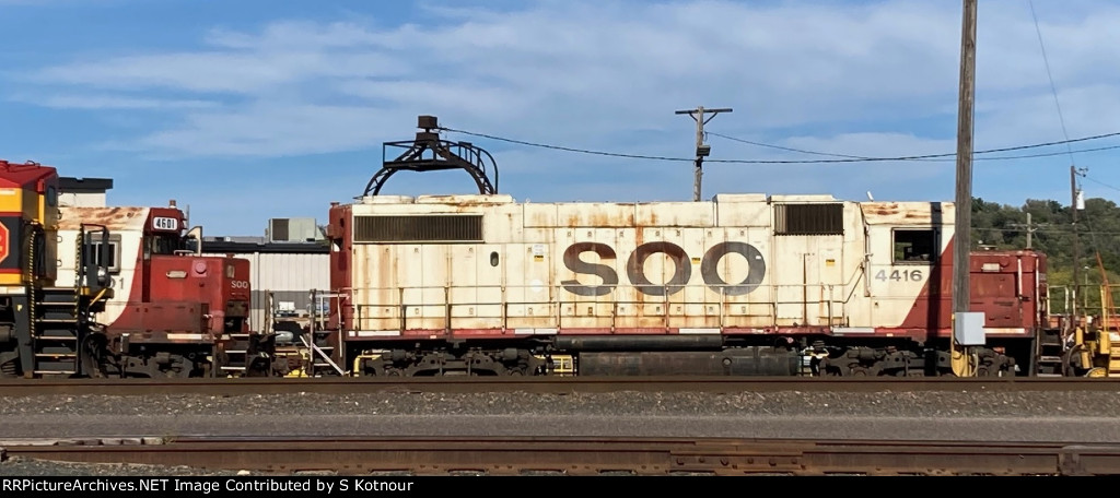 Soo Line GP40-2 St Paul CP Rail roundhouse Oct 2023
