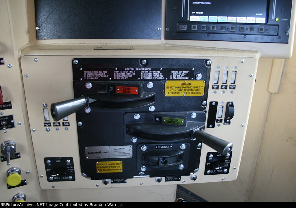CSX SD40-3 controls