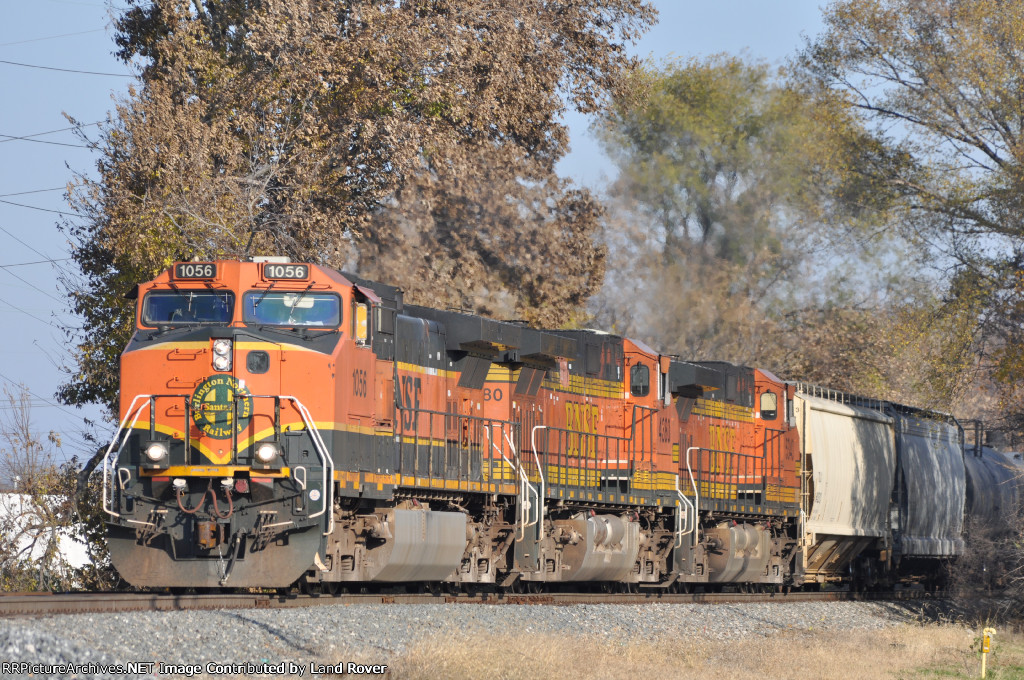 BNSF 1056 On NS 177 Eastbound