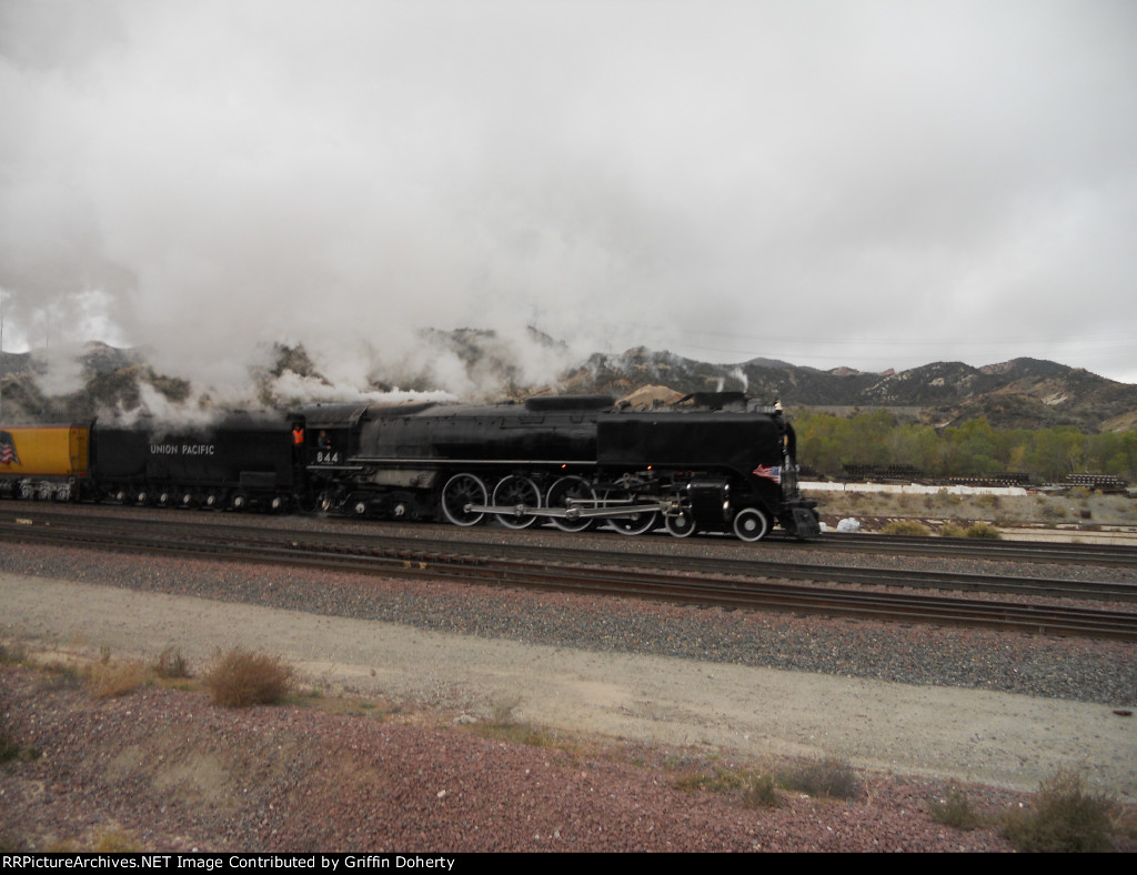 Union Pacific 844 at Sullivans curve
