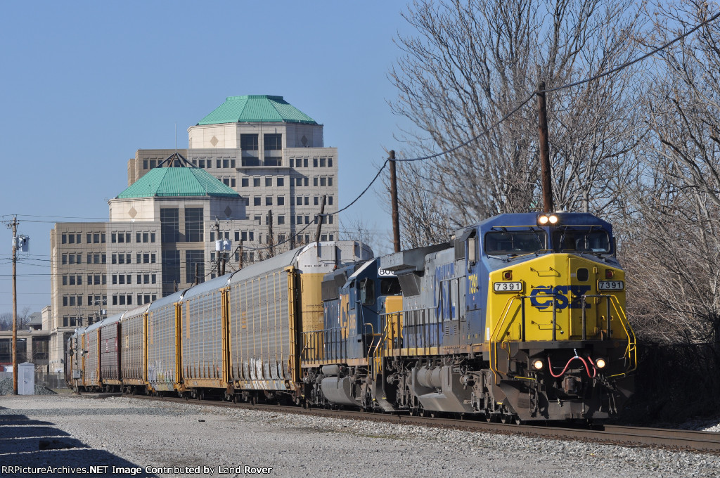 CSXT 7391 On CSX Q 207 Eastbound