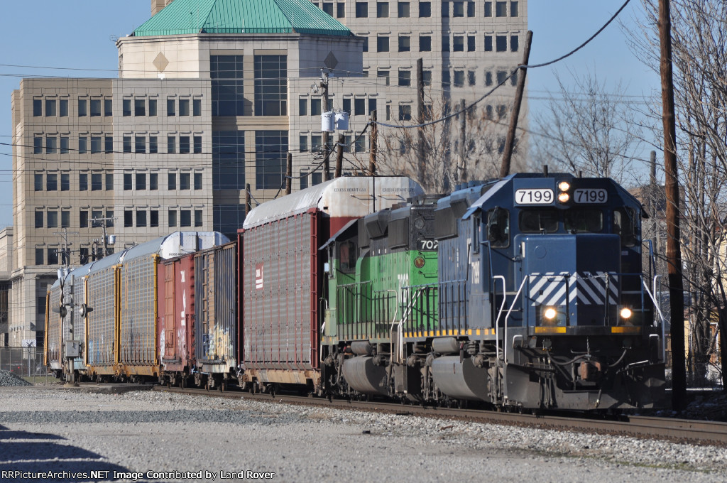 HLCX 7199 On CSX Q 231 Eastbound