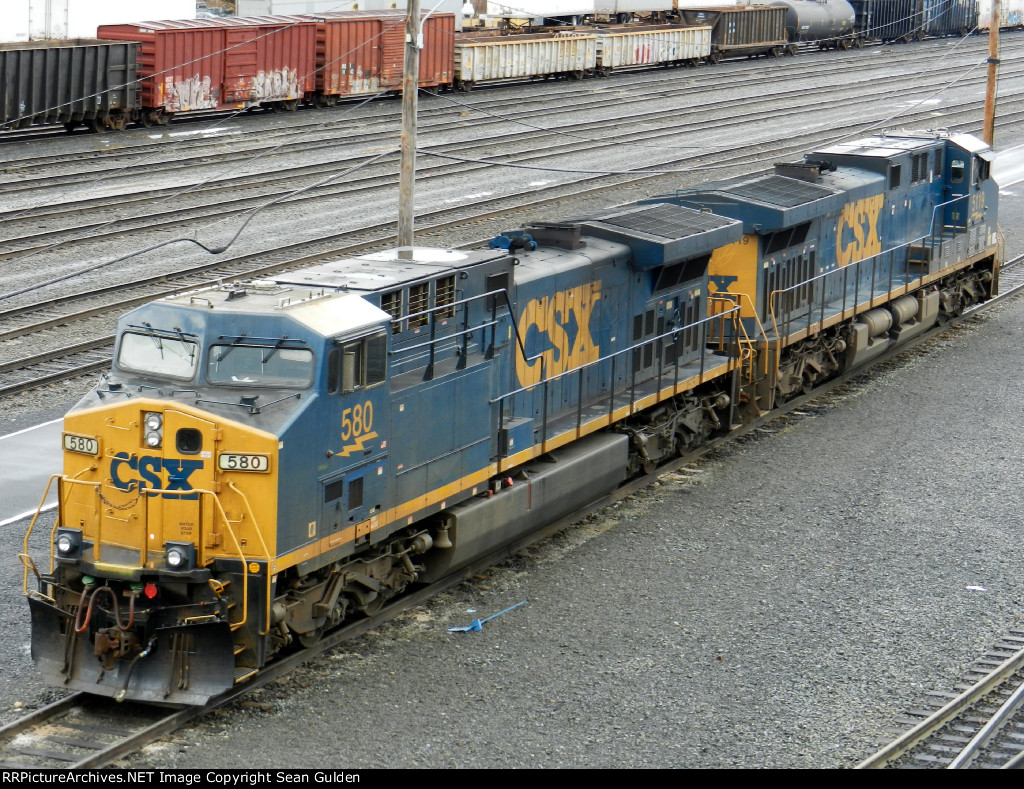 CSXT GE AC4400CW's 580 & 5119