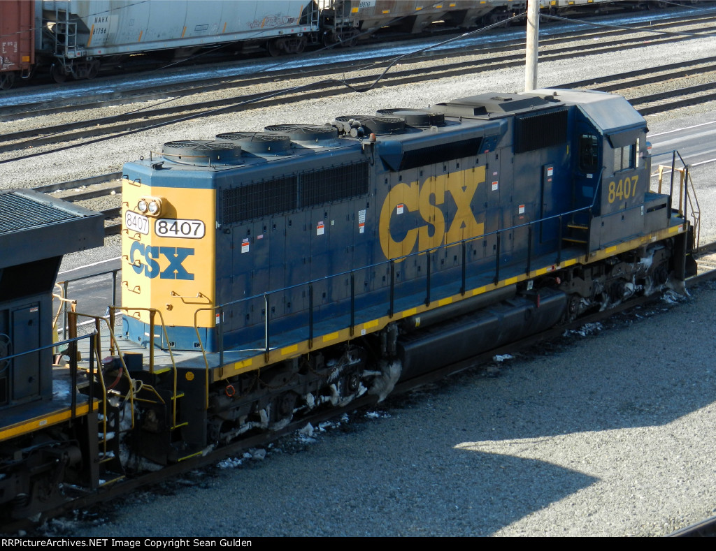 CSXT EMD SD40-2 8407