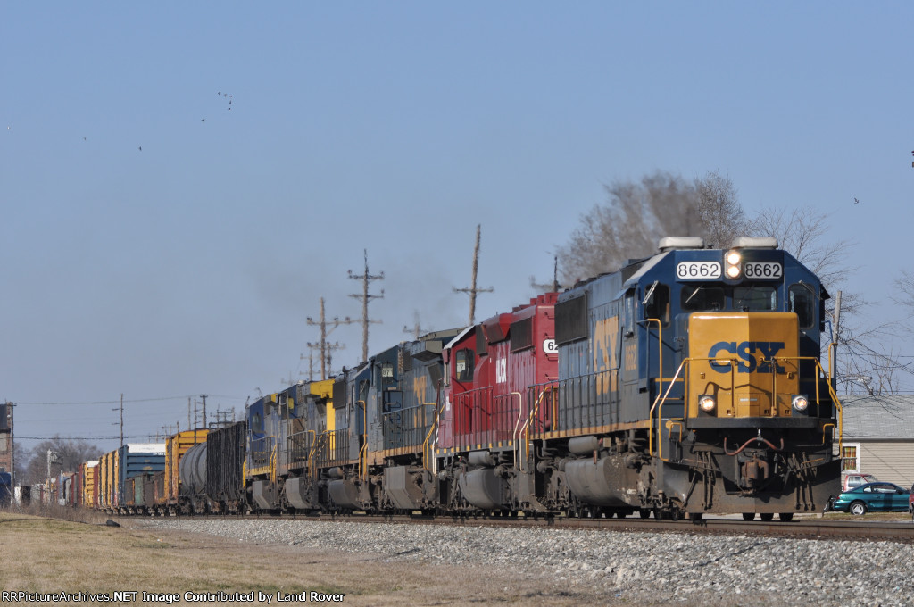 CSXT 8662 On CSX Q 501