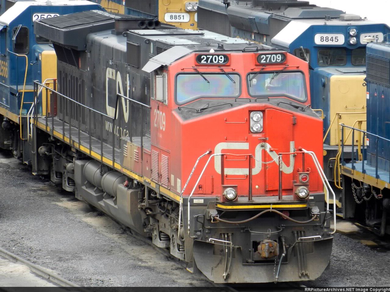 CN GE C44-9W 2709