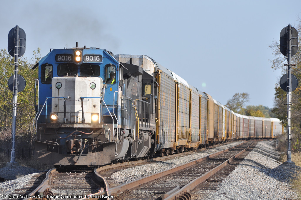 EMDX 9016 On NS 288 Westbound