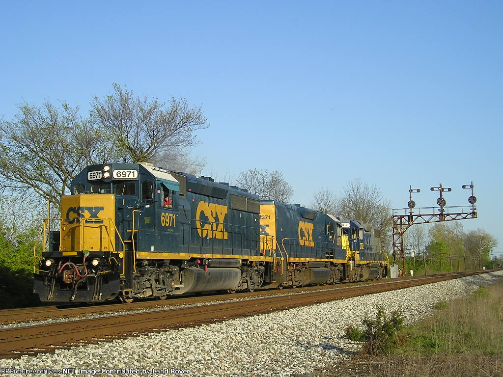 CSXT 6971 On CSX Y 201-10