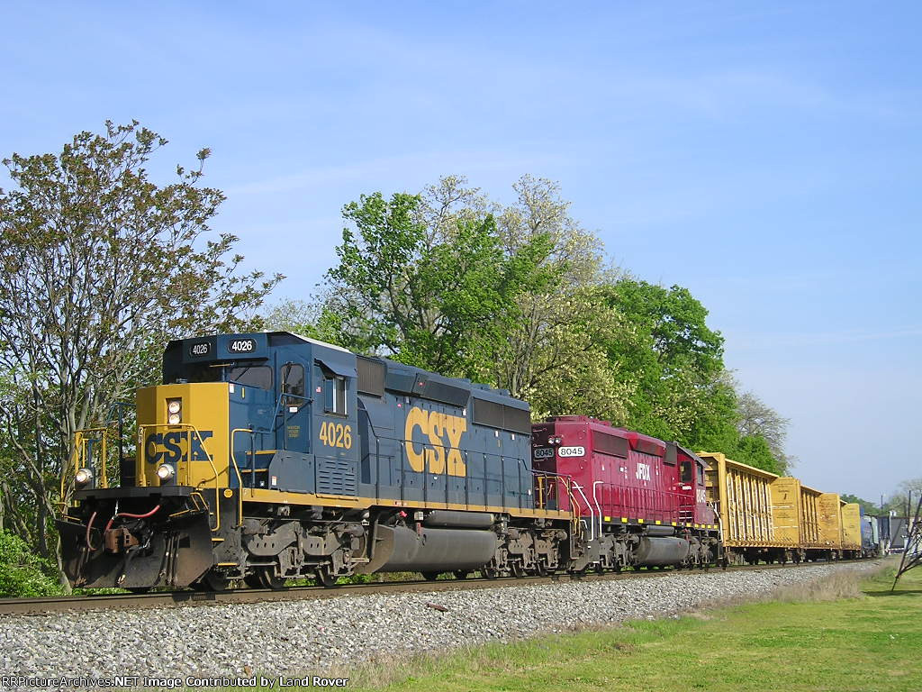 CSXT 4026 On CSX Q 501 Eastbound