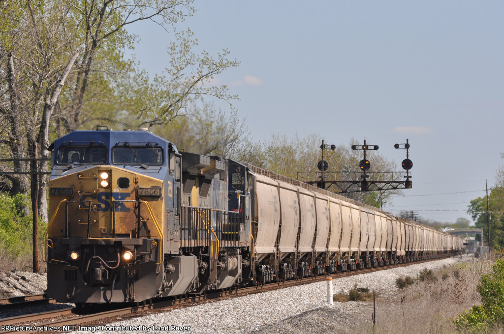 CSXT 7656 On CSX G 514