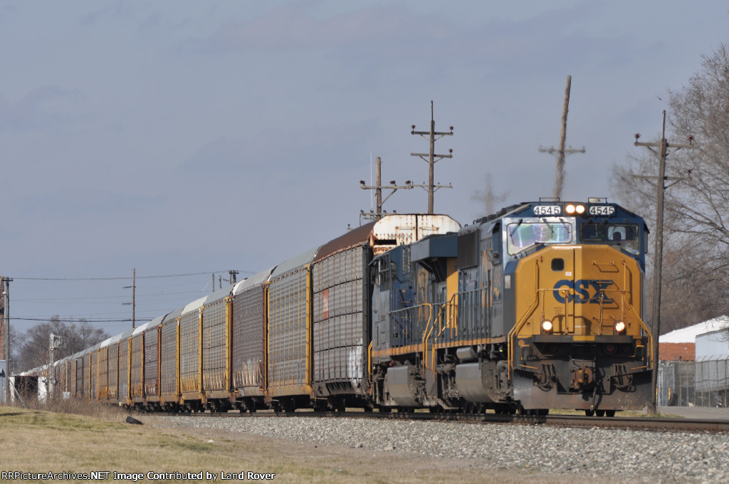 CSXT 4545 On CSX Q 241 Eastbound