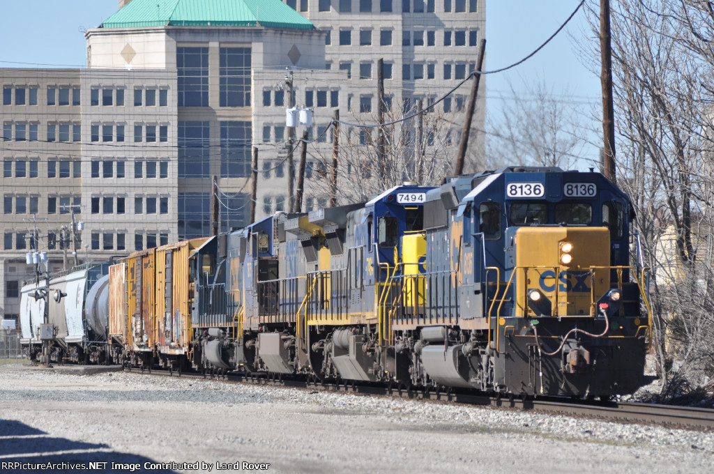CSXT 8136 On CSX Q 501 Eastbound