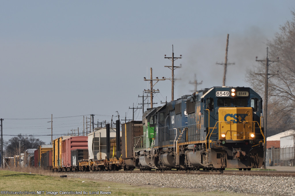 CSXT 8549 On CSX Q 339 Eastbound