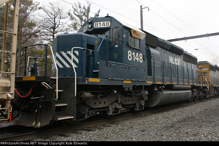 HLCX SD40-2 #8148 on Q418-21