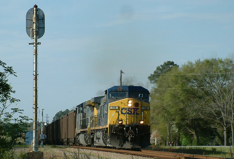CSX SB coal train on the ex-SAL main