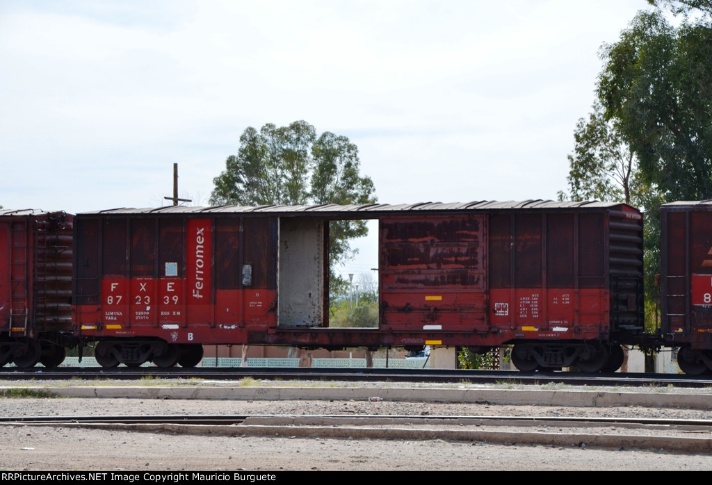 FXE Box car with graffiti