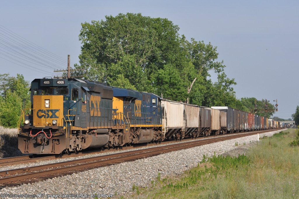 CSXT 4005 On CSX Q 342 Northbound
