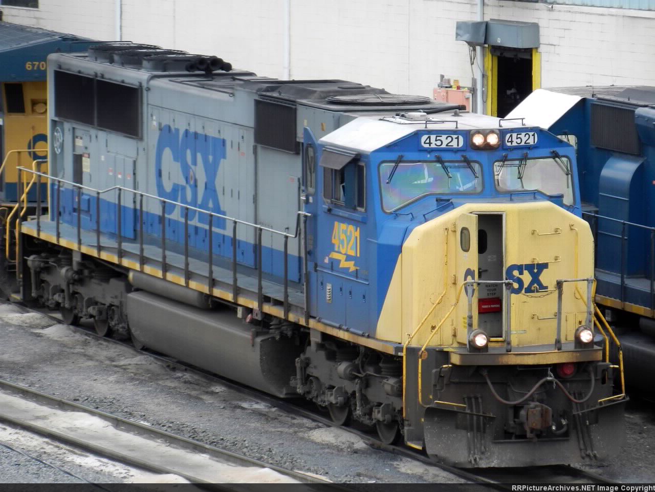 CSXT EMD SD70MAC 4521