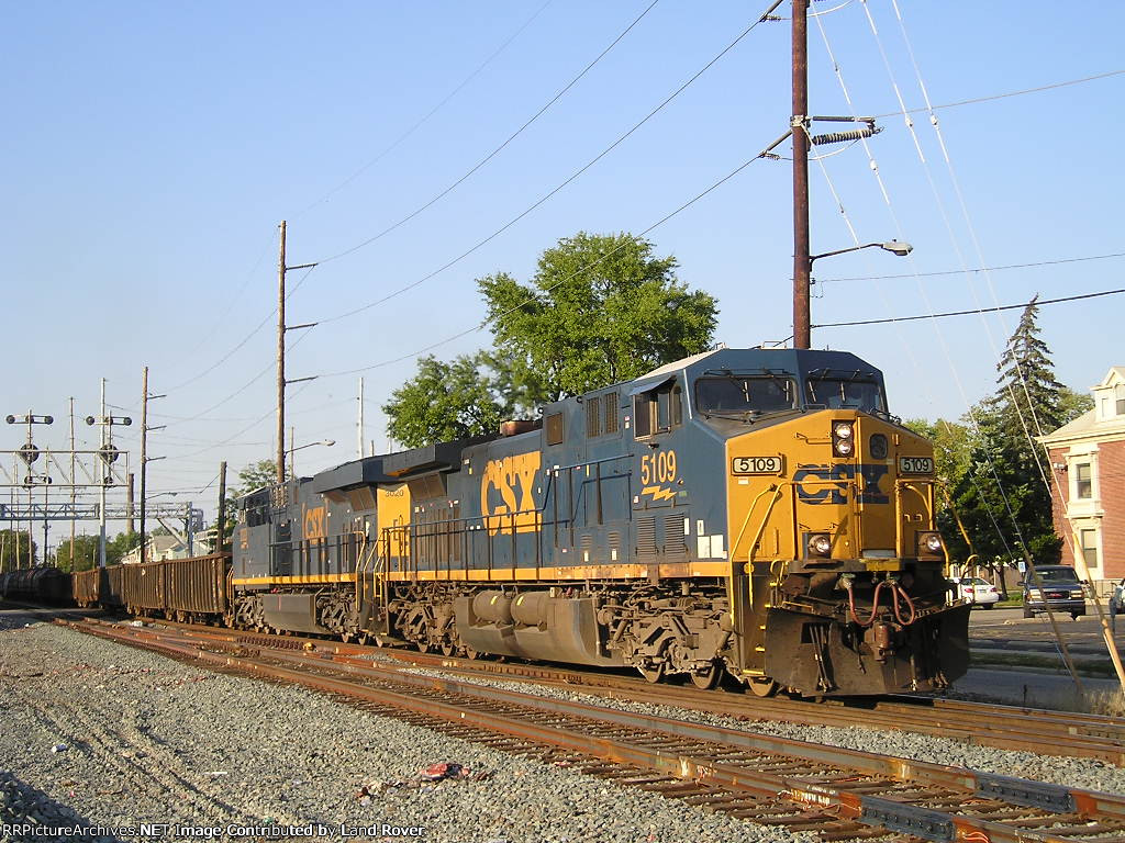 CSXT 5109 On CSX K 587 Southbound