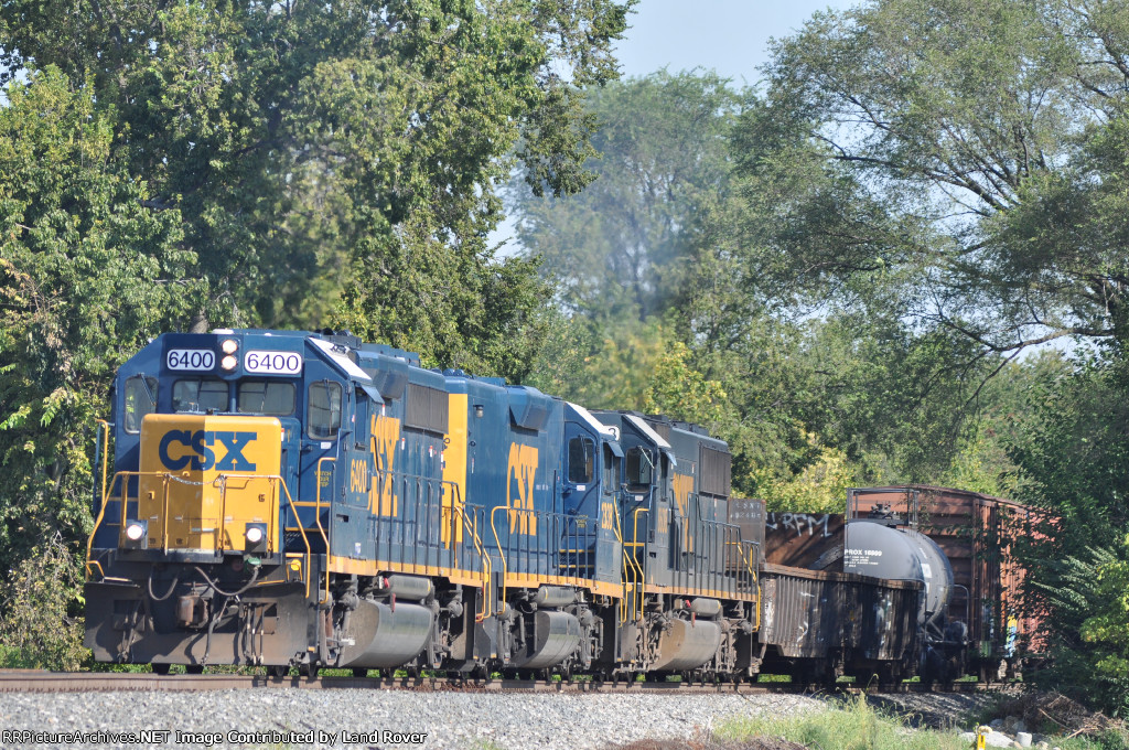 CSXT 6400 On CSX J 783 Eastbound