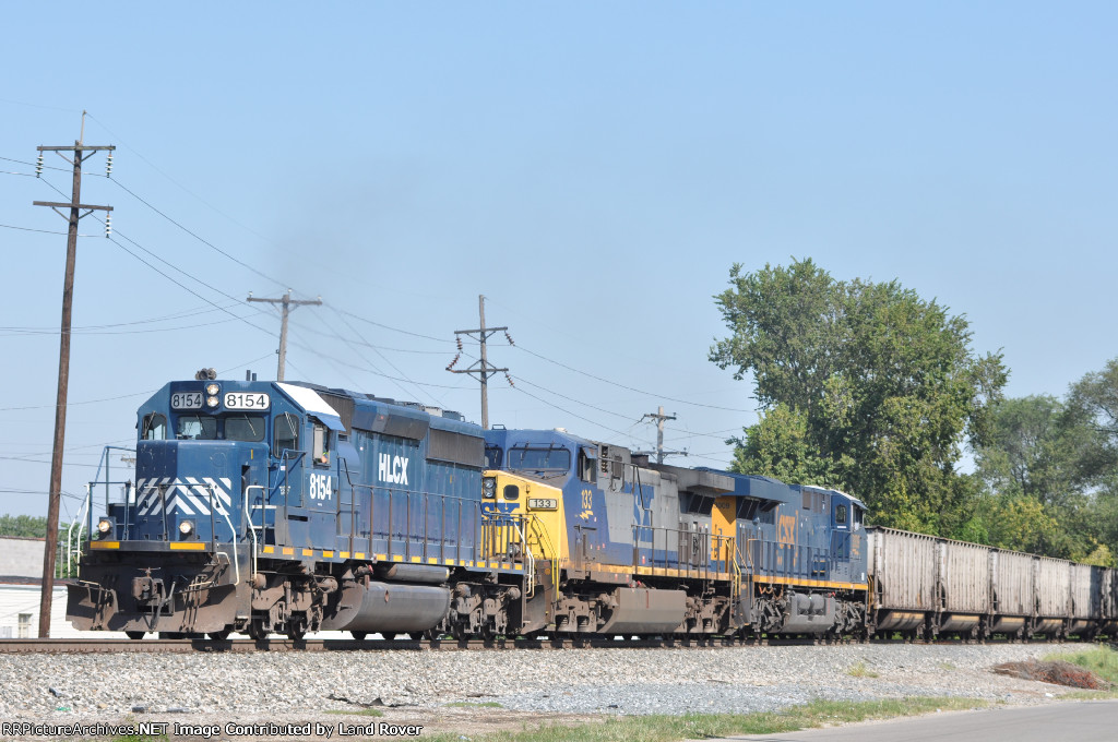 HLCX 8154 On CSX E 411 Eastbound