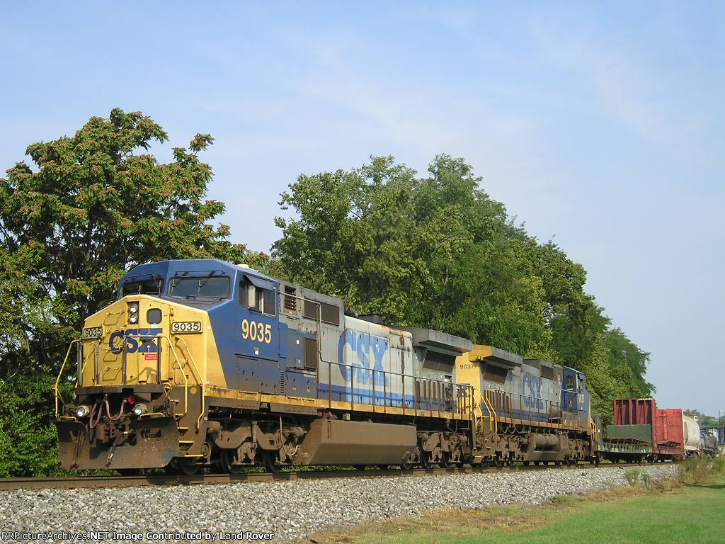 CSXT 9035 On CSX Q 501 Eastbound