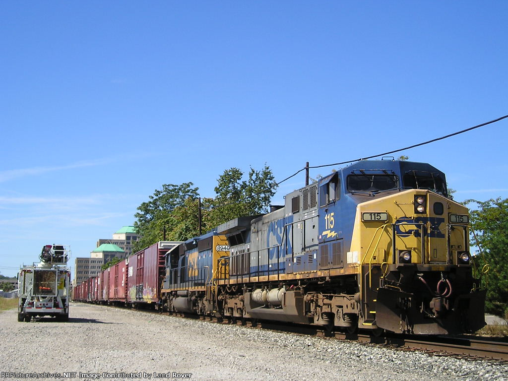 CSXT 115 On CSX Q 231 Eastbound