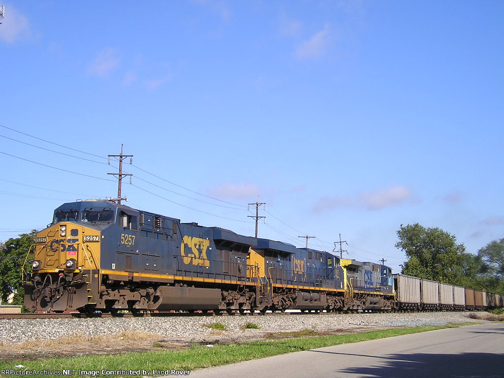 CSXT 5257 On CSX U 911 Eastbound