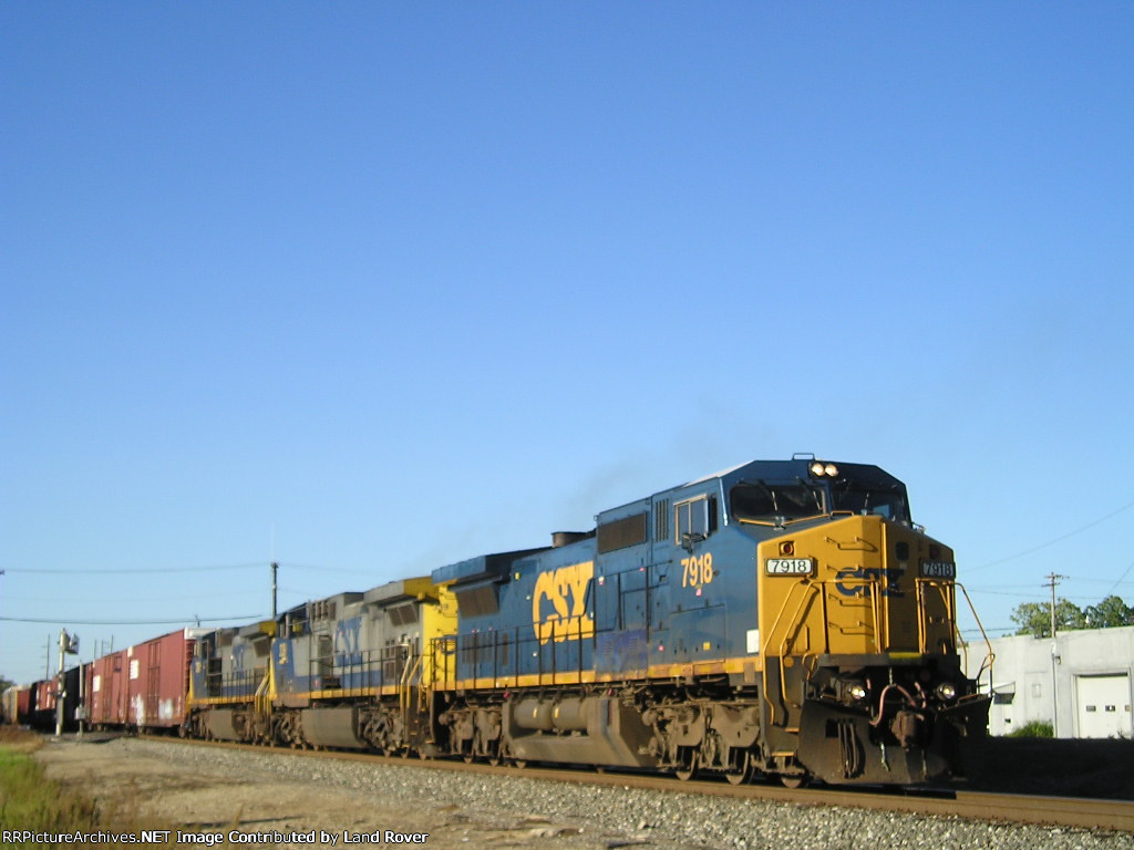 CSXT 7918 On CSX Q 231 - 23 Eastbound