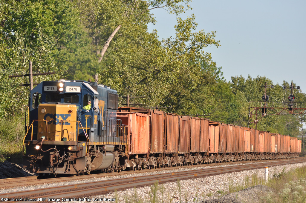 CSXT 2478 On CSX W O 32 Northbound