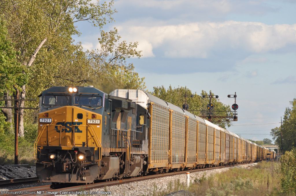 CSXT 7921 On CSX Q 268 Northbound