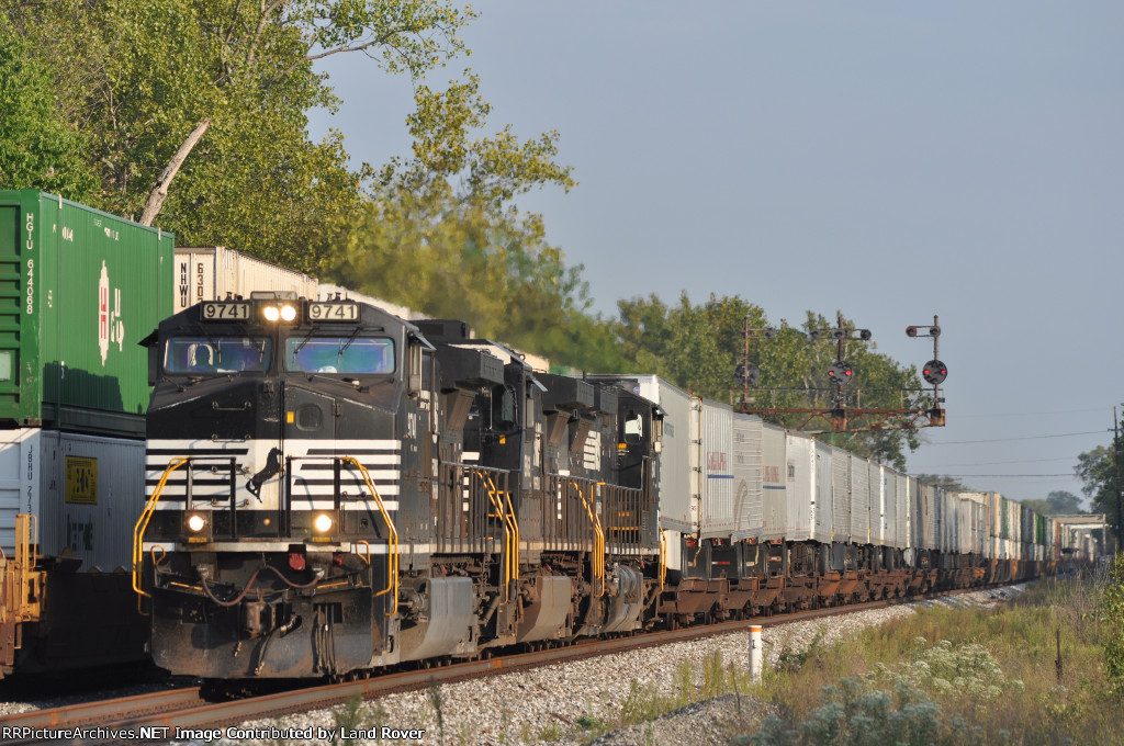 NS 9741 On NS 216 Northbound