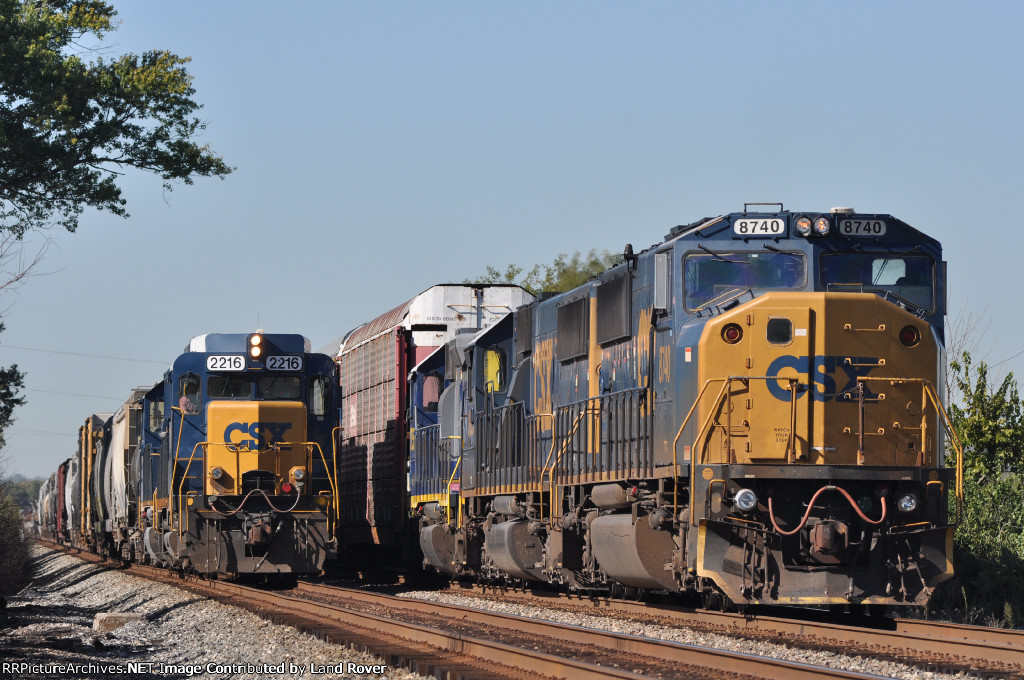 CSXT 8740 On CSX Q 512 Northbound