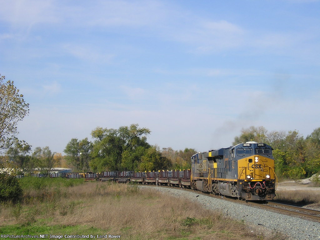 CSXT 3015 On CSX K 587 Eastbound