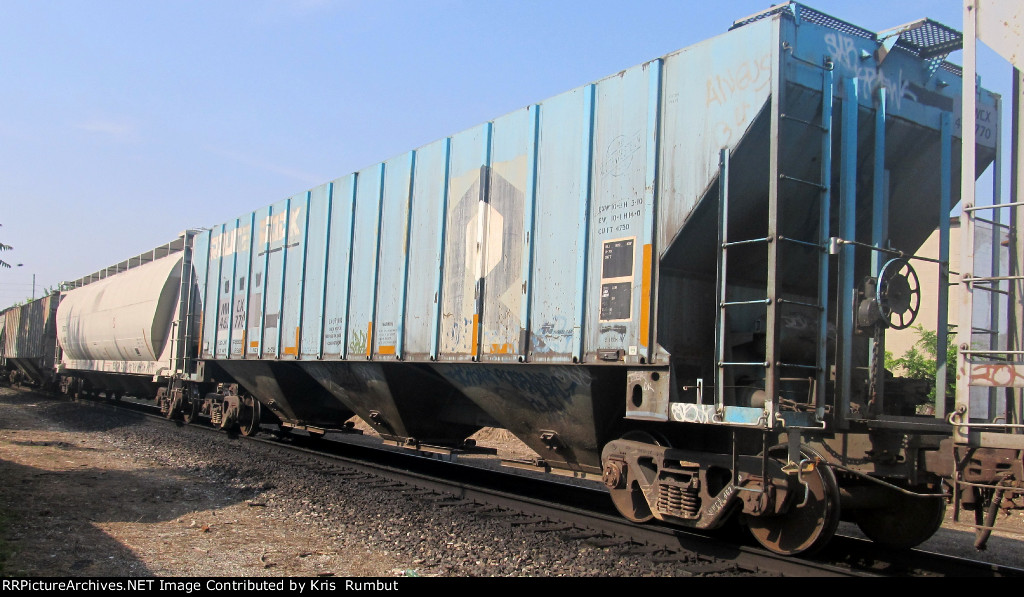 Thrall 4750. MWCX ex CNW exx ROCK blt. 3/79