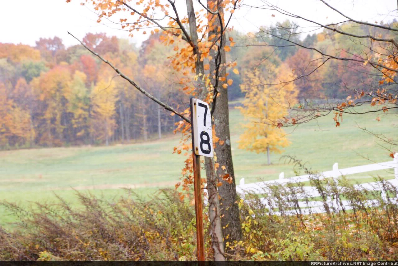 Milepost QR78, West Park, NY