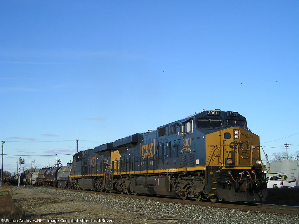 CSXT 3001 On CSX K 587 Eastbound