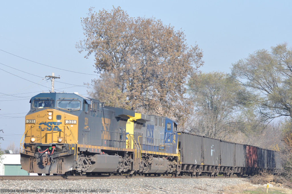 CSXT 331 On CSX E 411 Eastbound