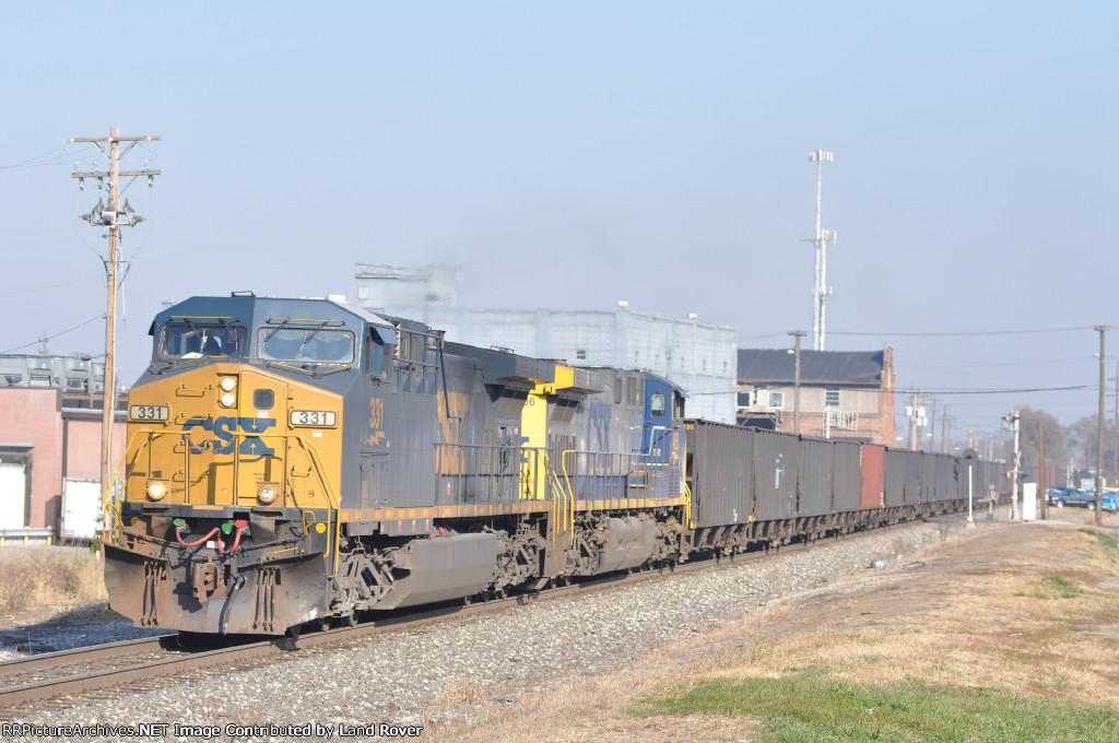 CSXT 331 On CSX E 411 Eastbound