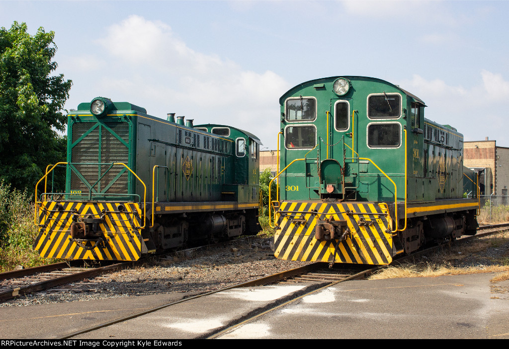 SLRS S12 #301 and SLRS DS44-750 #102