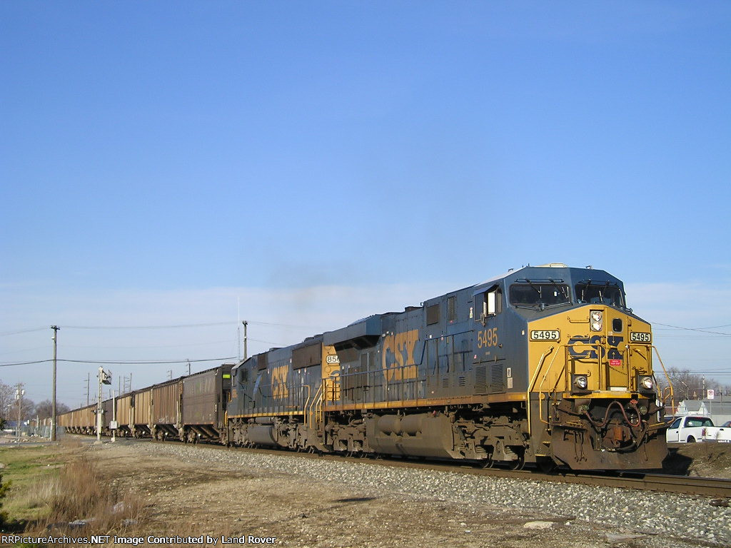 CSXT 5495 On CSX G 179 Eastbound