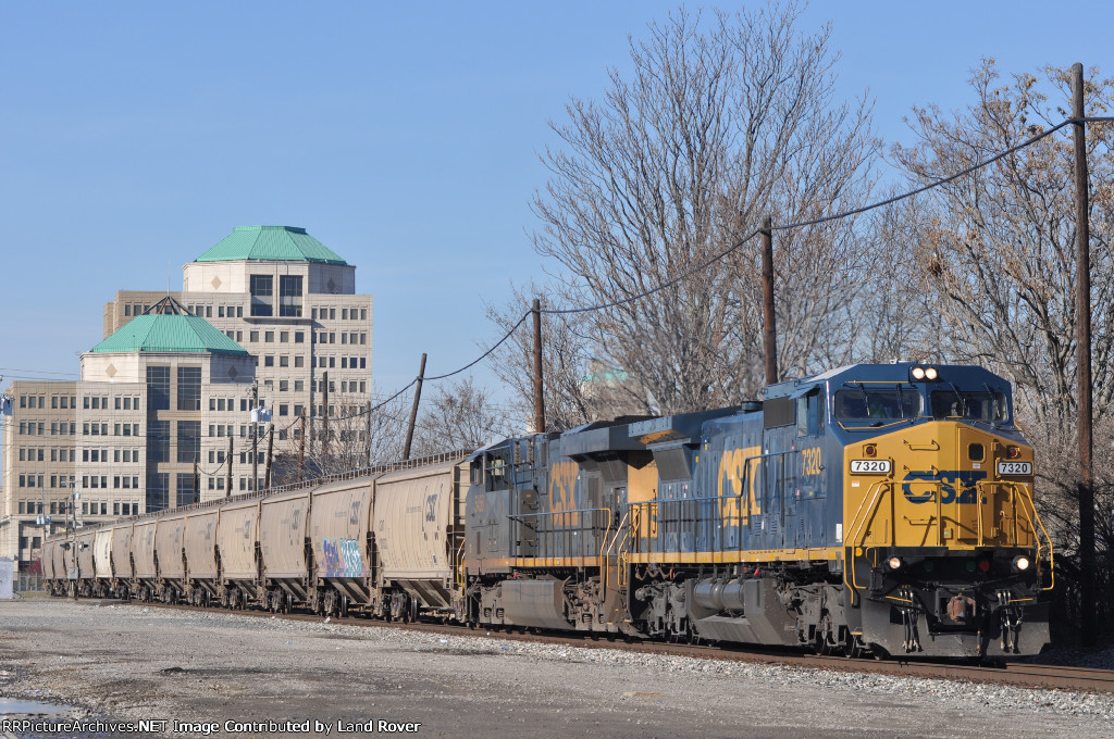 CSXT ExCon 7320 On CSX G 173 Eastbound
