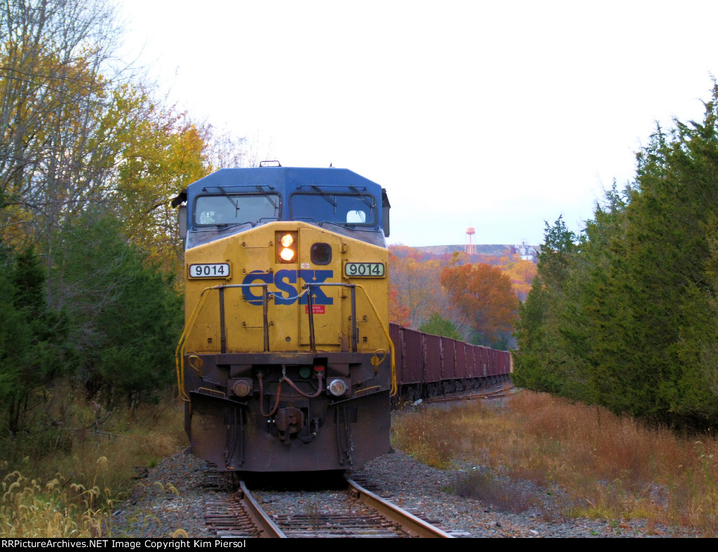 CSX 9014 W088 Ballast Empties