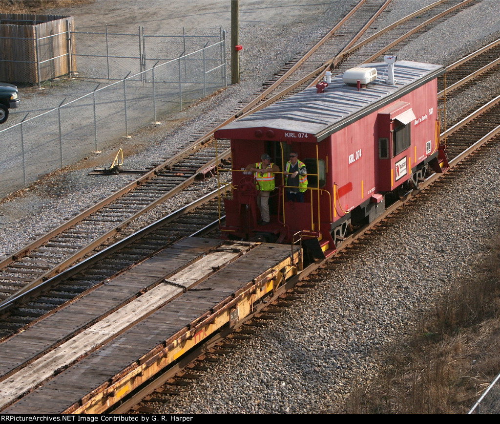 KRL 74, the second of two cabooses on the NS 054