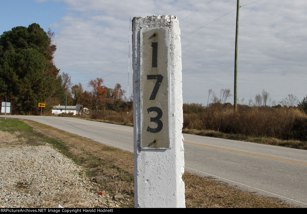 Milepost CSX AC 173