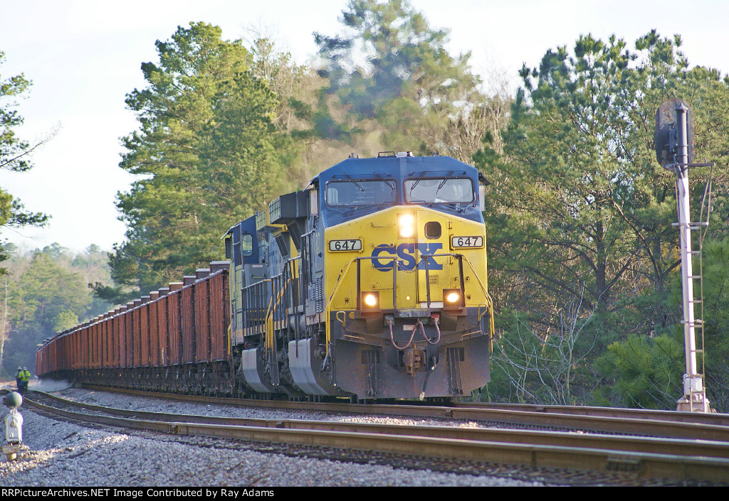 CSX Ballast Train